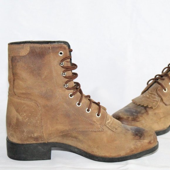 Ariat | Shoes | Ariat Ats Heritage Lacer Ii Brown Leather Lace Up ...